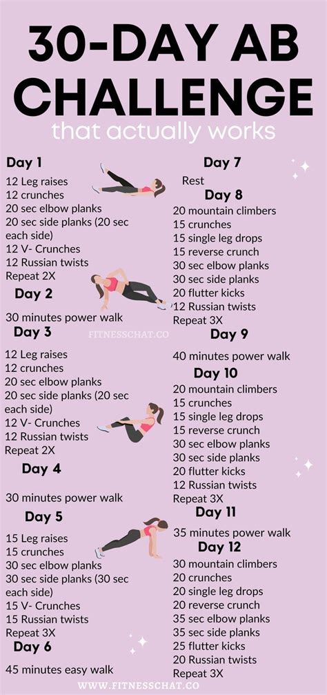 30 Min Ab Workout Workout Challenge Beginner Full Ab Workout 30 Day