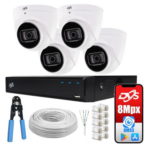 Zestaw Monitoringu Kamery Ip Poe K Mpx Podgl D Sklep Opinie