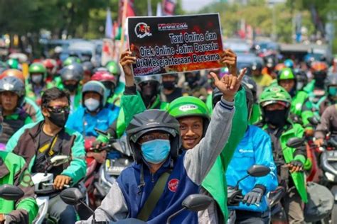 2 500 Driver Ojol Dan Kurir Demo Besok Pesan Ojek Online Bakal Sulit