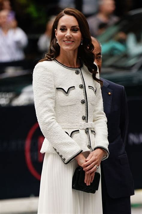 Kate Middleton Stuns In White During Appearance At The National