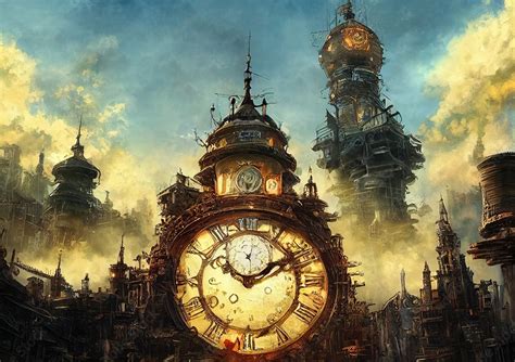 Fantasy Steampunk Buildings