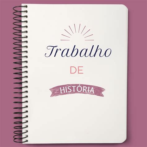 Capas de trabalho de história simples bonitas Artesanato Passo a Passo