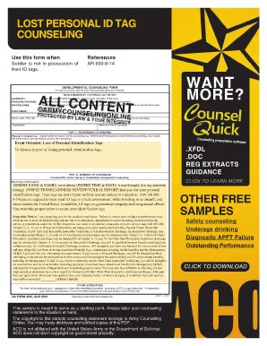 17 Printable Event Oriented Counseling Forms And Templates Fillable