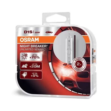 OSRAM Xenarc Night Breaker Unlimited D1S Xenon HID Bulbs PowerBulbs UK