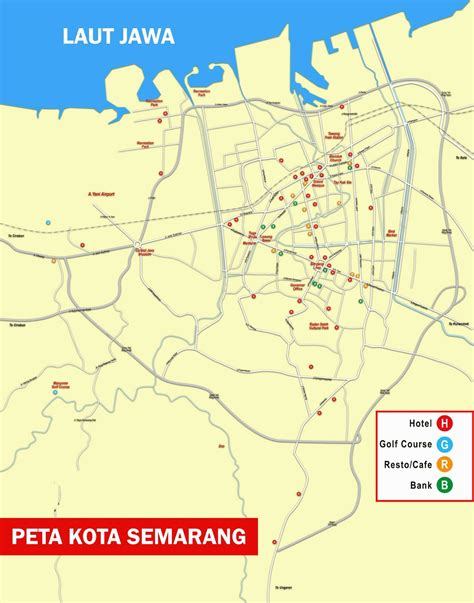 Peta Semarang Lengkap Dengan Kecamatan Dan Nama Jalan Tarunas