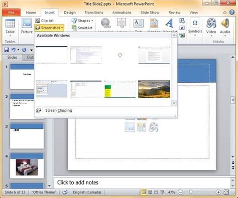 Inserting A Screenshot In Powerpoint MEGATEK ICT ACADEMY