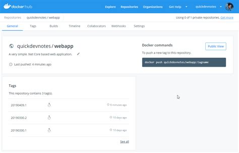 build and deploy an asp core web application as docker container using microsoft azure
