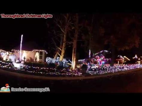Thoroughbred Christmas Lights 2019 Rancho Cucamonga YouTube