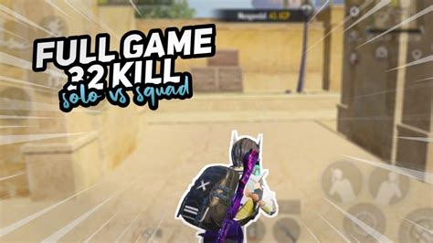 FULL GAME 32 KILL SOLO VS SQUAD SKYHIGH SPECTACLE 4 FINGERS CLAW