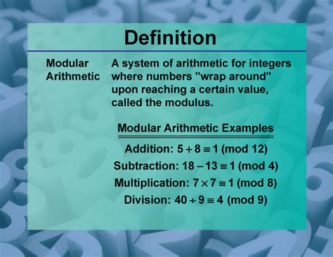 Video Definition Primes And Composites Modular Arithmetic Media Math