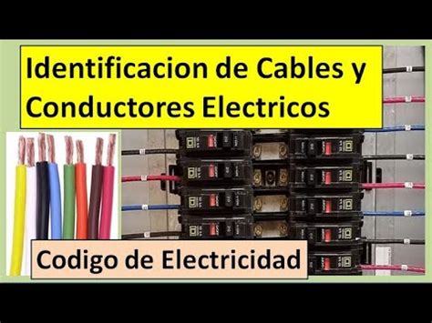 Identificacion De Cables Y Conductores Electricos YouTube