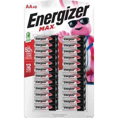 Energizer Max Aa Alkaline Batteries Pk Sam S Club