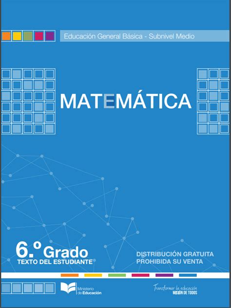 Libro Texto De Matematicas 6 Sexto Grado 2022 2021