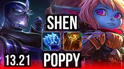 Shen Vs Poppy Top Rank Shen Quadra M Mastery