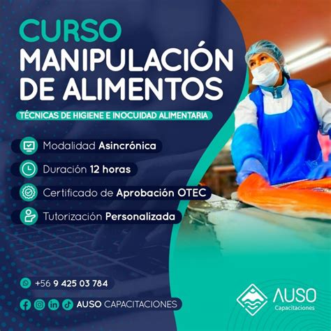 Curso Manipulación de Alimentos Asincrónico Auso Capacitaciones