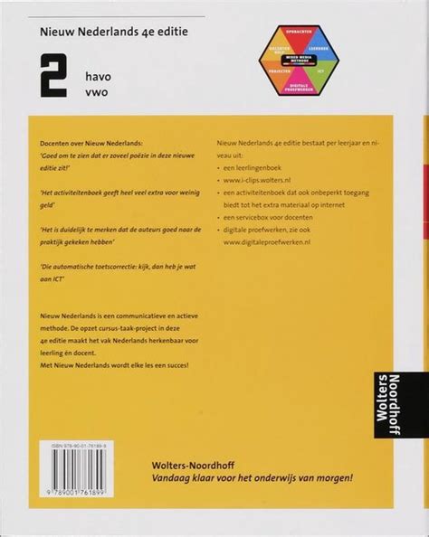 2 Havo Vwo Nieuw Nederlands 9789001761899 J E Grezel Boeken