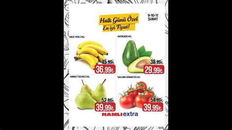 Naml Hipermarketleri Hafta Sonu Manav Kampanyalar Ubat