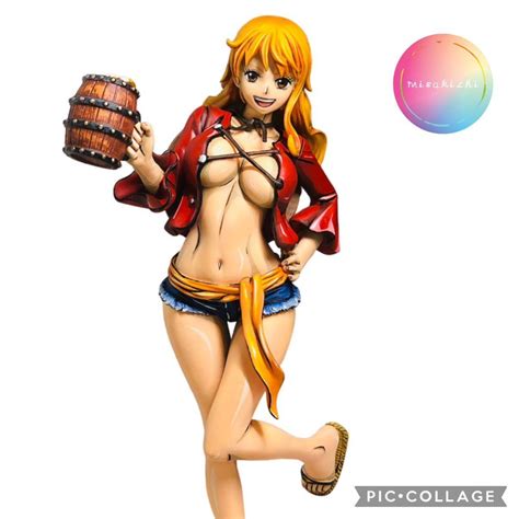 ワンピース ナミ リペイント フィギュア 二次元彩色 完成品 2D 美少女 ONEPIECE メガハウス P O P LIMITED