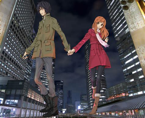 Morimi Saki And Takizawa Akira Higashi No Eden Drawn By Hyaku Danbooru