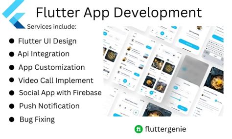 build your flutter app as a flutter developer by fluttergenie fiverr