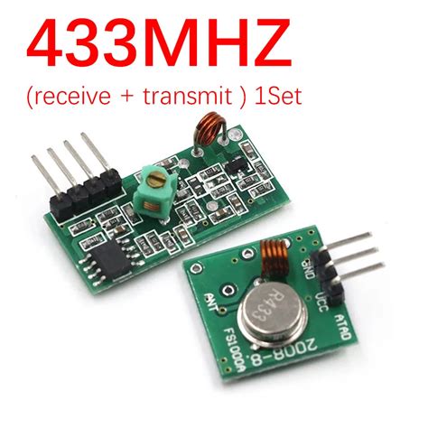 433mhz Rf Wireless Transmitter Module And Receiver Kit 5v Dc 315mhz Wireless For Arduino Diy Kit