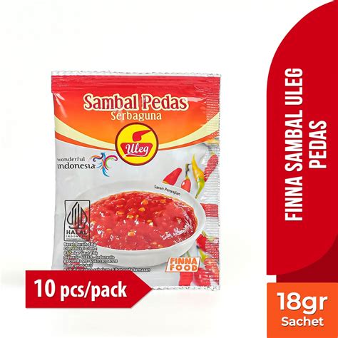 Jual Finna Sambal Uleg Pedas Pack Shopee Indonesia