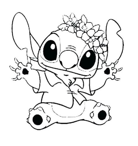 54 Coloriages Stitch Gratuits à Imprimer Lilo and stitch drawings