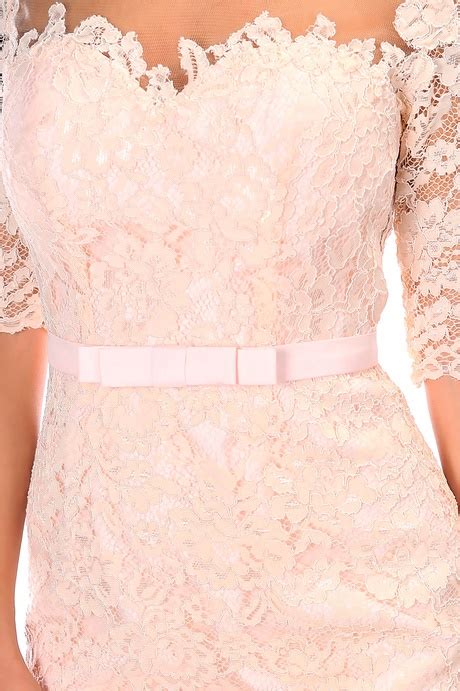 Robe de cocktail rose poudré Beauté et mode