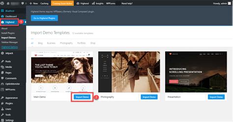How To Install A WordPress Theme Demo