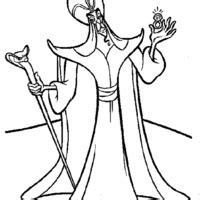 Desenho De Jafar Para Colorir Tudodesenhos