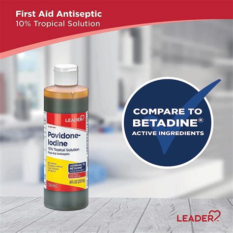 Snapklik Leader Povidone Iodine 10 Prep Solution USP First Aid