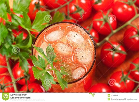 Coctel Del Alcohol De Maria De La Sangre visión Superior Imagen de