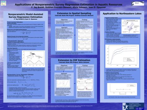 applications of nonparametric survey regression estimation in aquatic resources nonparametric