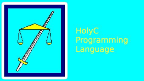 github seanpm2001 learn holyc a repository for showcasing my knowledge of the holyc