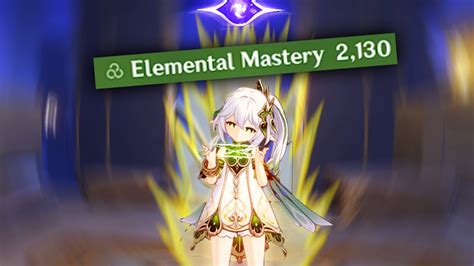 2 130 Elemental Mastery Nahida Genshin Impact YouTube