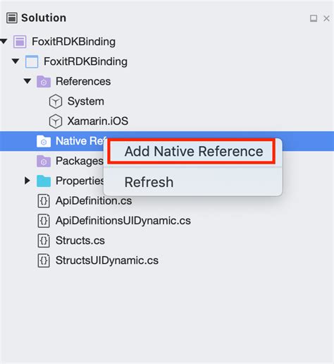 how to implement foxit pdf sdk for ios using xamarin foxit pdf sdk
