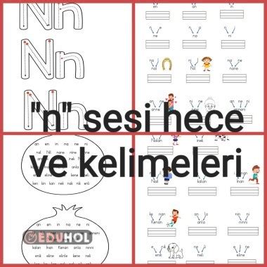 N Sesi Hece Ve Kelimeleri Eduhol Etkinlik Ndir Oyun Oyna Test Z