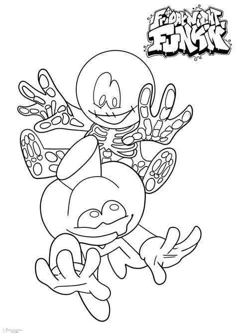 Dibujos De Friday Night Funkin Para Colorear