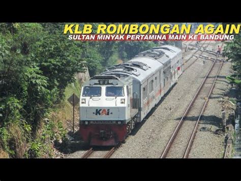 KLB ROMBONGAN LAGI MENYEWA 1 TRAINSET KERETA API DENGAN 2 KAWIS