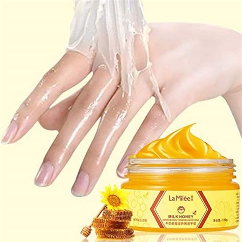 Amazon La Milee Hand Mask Milk Honey Peel Off Hand Wax
