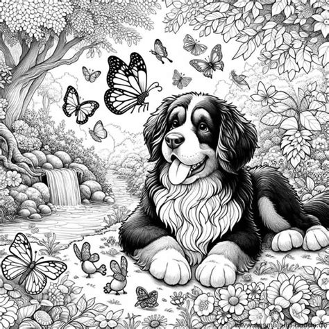 Ausmalbild Hunde kostenlose Hunde Ausmalbilder für Kinder