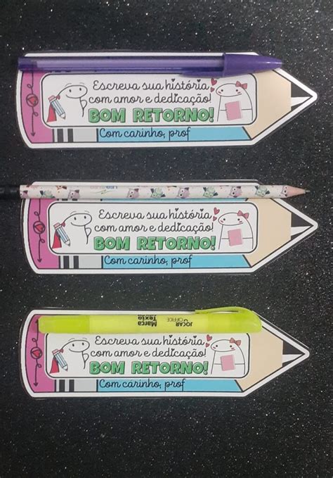 TAG LÁPIS VOLTA ÀS AULAS FLORKS Educa Market
