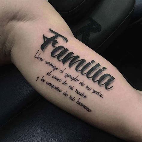 Famiglia Tatuaggio Avambraccio Uomo