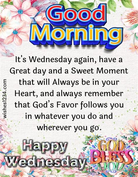 Best 100 Wednesday Blessings Images And Quotes Good Morning Quotes