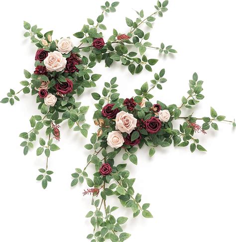 Amazon Ling S Moment 2PCS Artificial Floral Swags Centerpieces