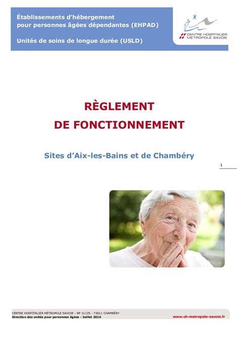Reglement De Fonctionnement Ehpad Image To U