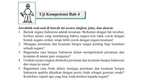 Kunci Jawaban PKN Kelas 12 Halaman 120 Uji Kompetensi Bab 4