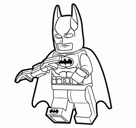 Batman Lego Printable Coloring Pages Clip Art Library