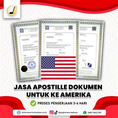 Jasa Apostille Terbaru 2024 Dokumen Untuk Ke Amerika USA Oleh CV
