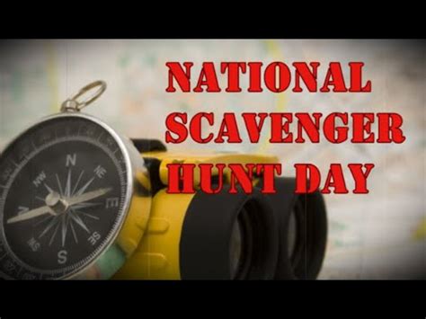National Scavenger Hunt Day May 24 Activities And How To Celebrate